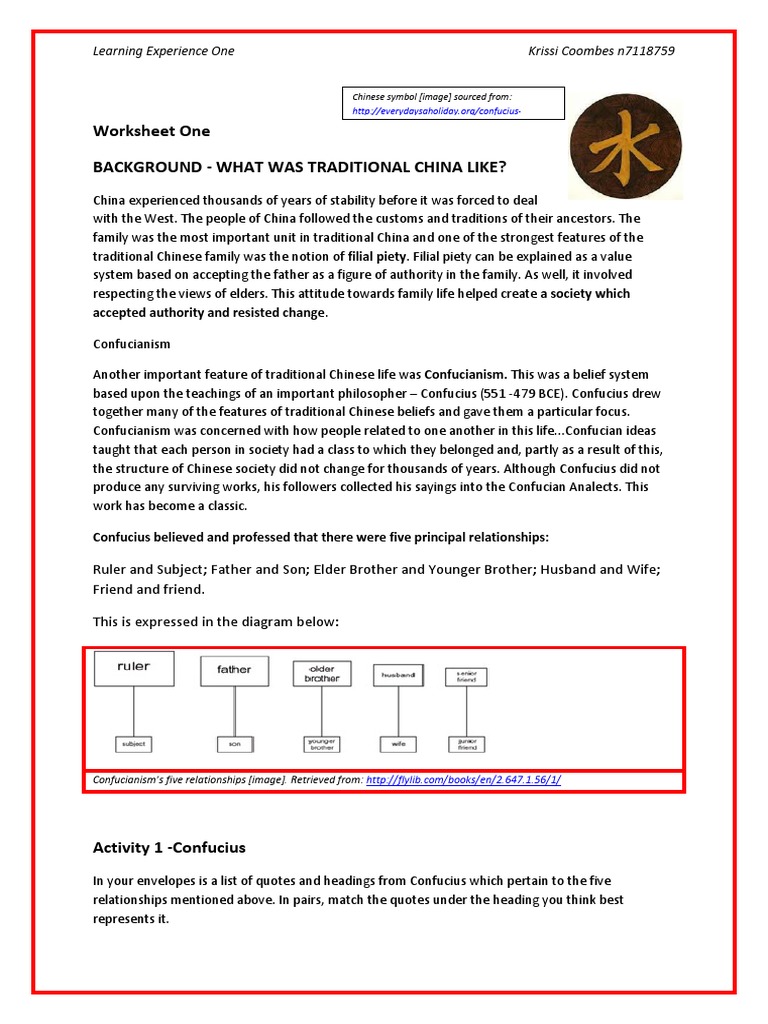 Exploring Traditional Chinese Society | PDF | Confucianism | Social ...