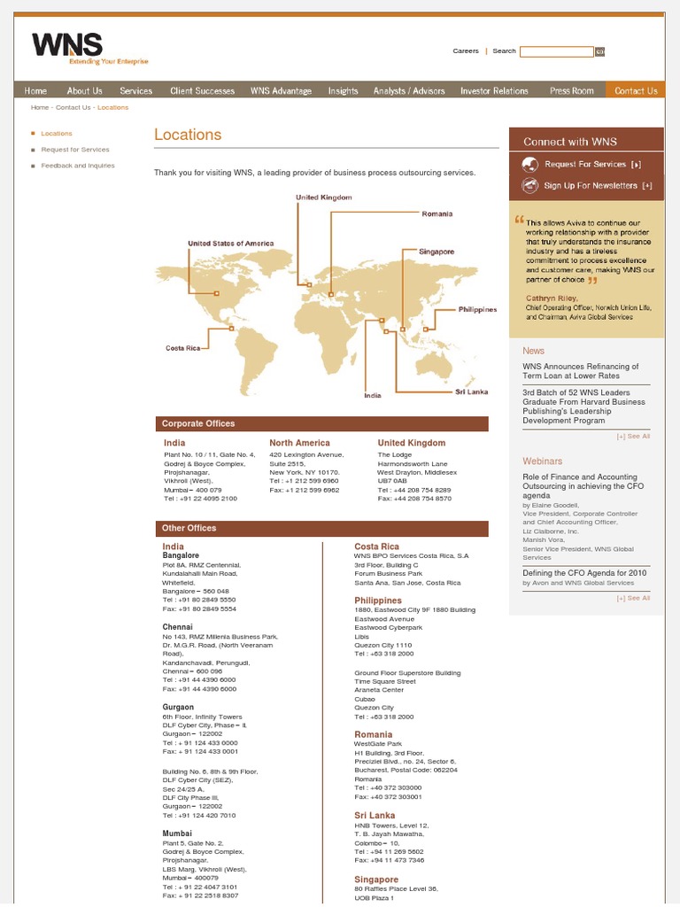Theodore Agnew and WNS Global | PDF | Supply Chain Management | Economies