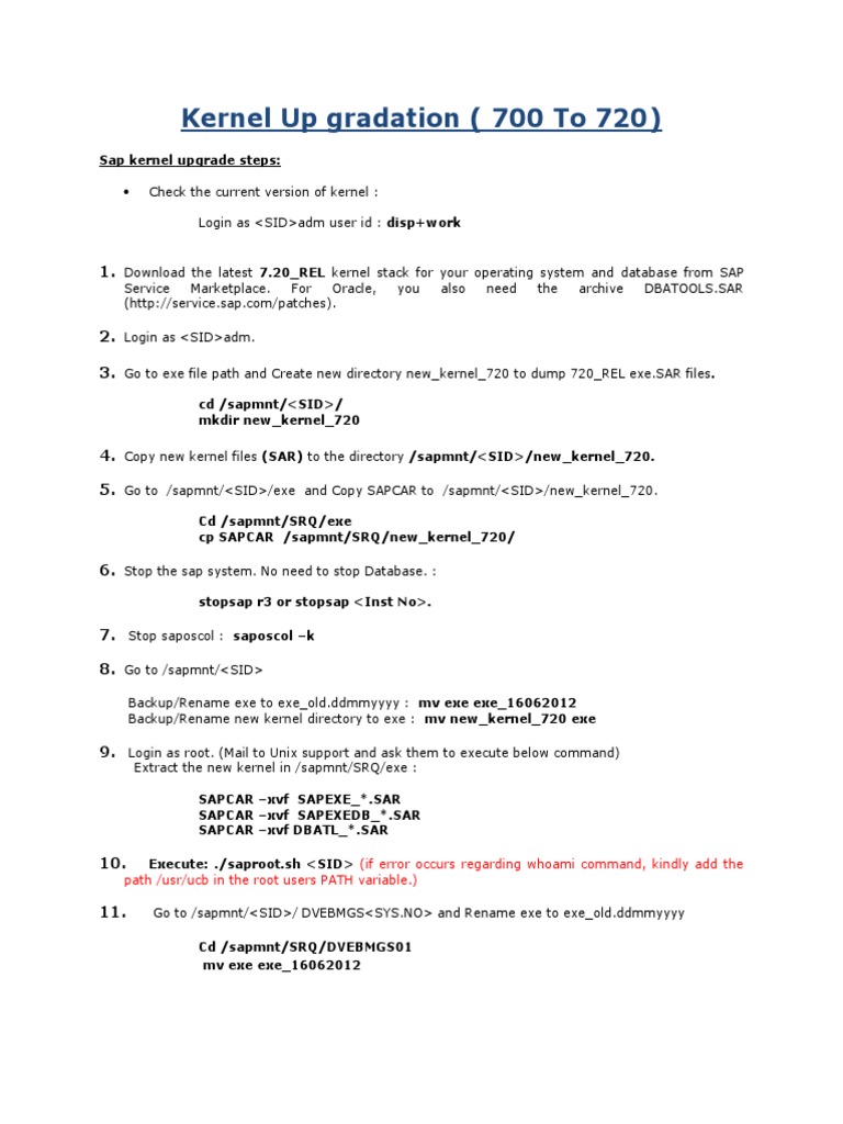 Kernel Version Upgrade | PDF | Kernel (Operating System) | Operating System