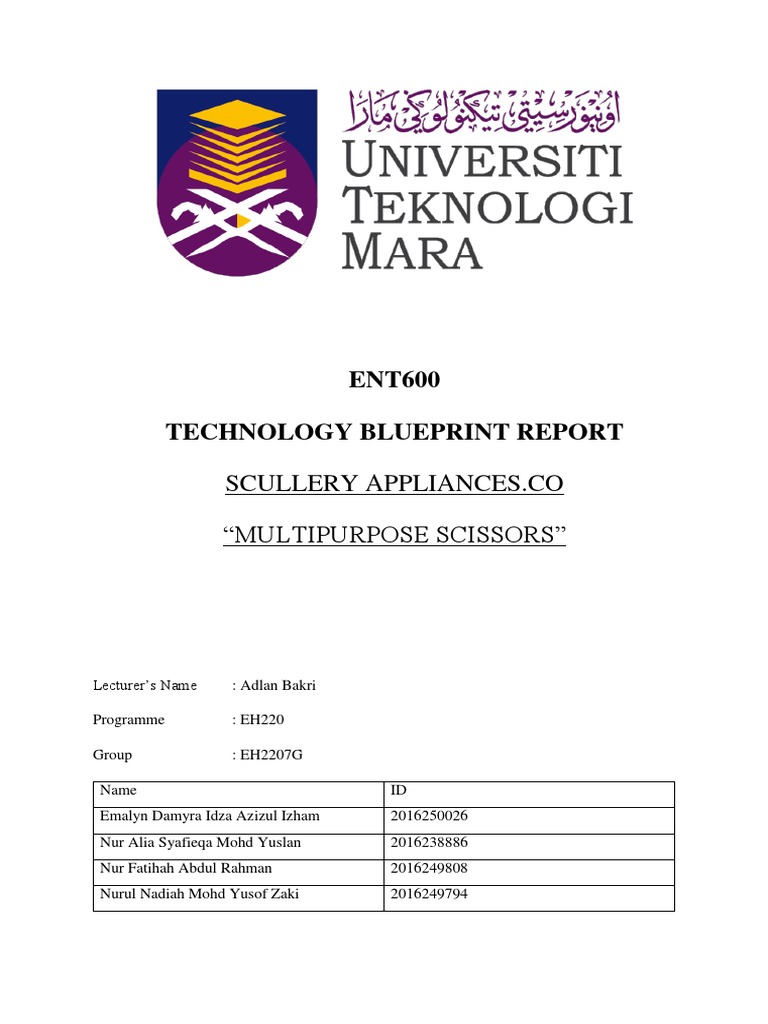 Ent600 Blueprint | PDF | Scissors | Abrasive
