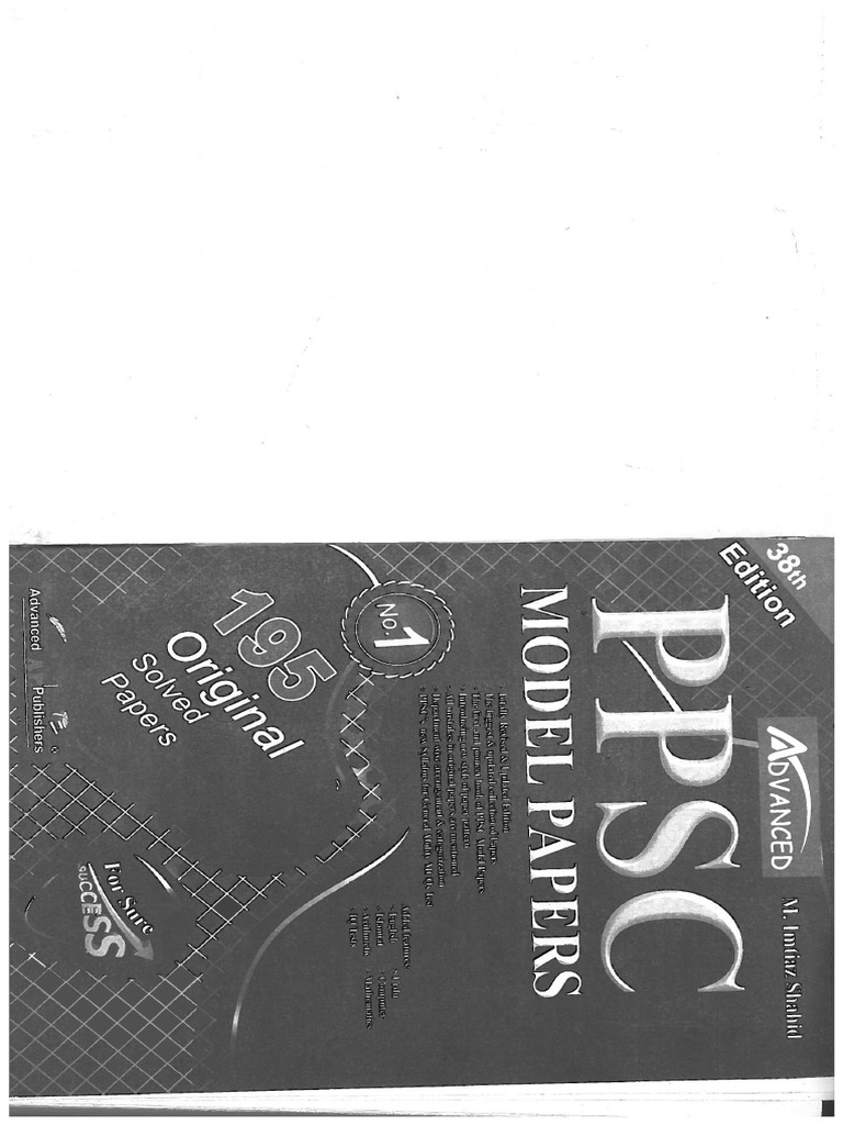 PPSC Advanced Publishers Book PDF | PDF