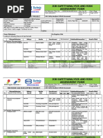JSA For Fabrication Works | PDF | Welding | Construction