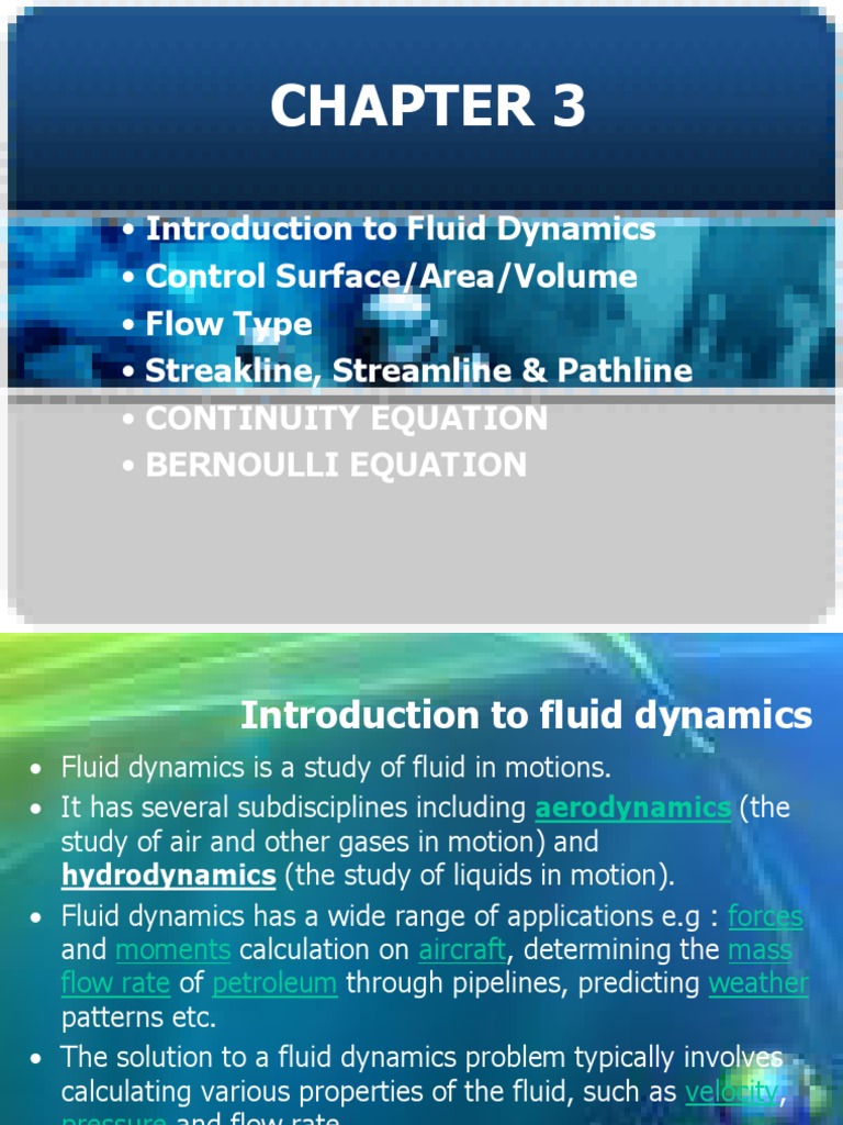 3afluiddynamics Continuityandbernoulliequation | PDF | Fluid Dynamics ...