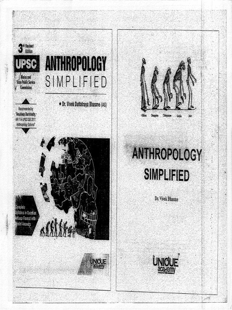 Simplified Anthro Vivek Bashme PDF | Download Free PDF | Science ...