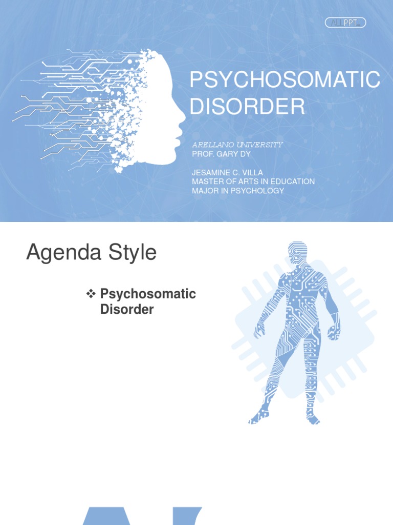 Understanding Psychosomatic Disorders | PDF | Microsoft Power Point