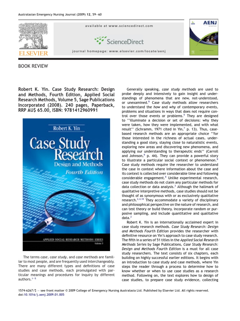 Yin Case Study Research Design and Metho PDF | PDF | Case Study ...