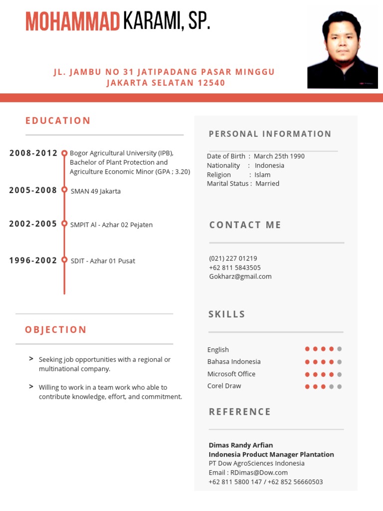 CV Mohammad Karami | PDF | Indonesia | Business