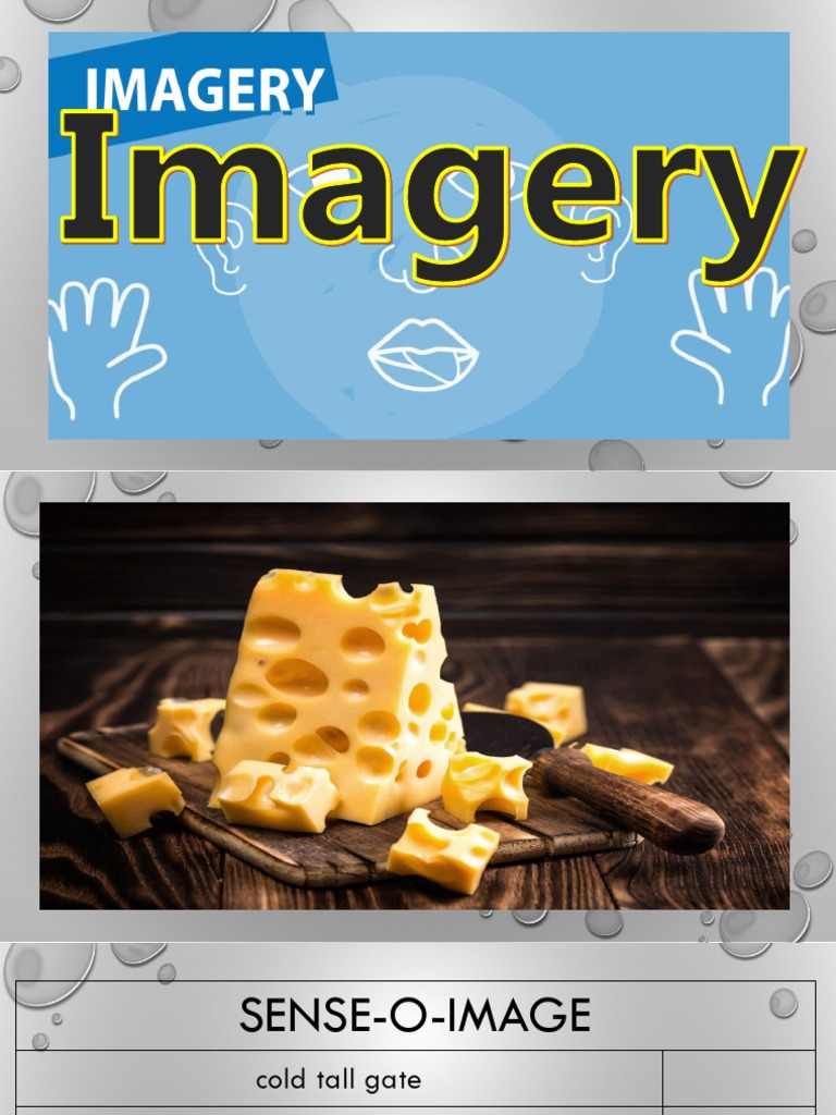 IMAGERY | PDF | Taste | Senses