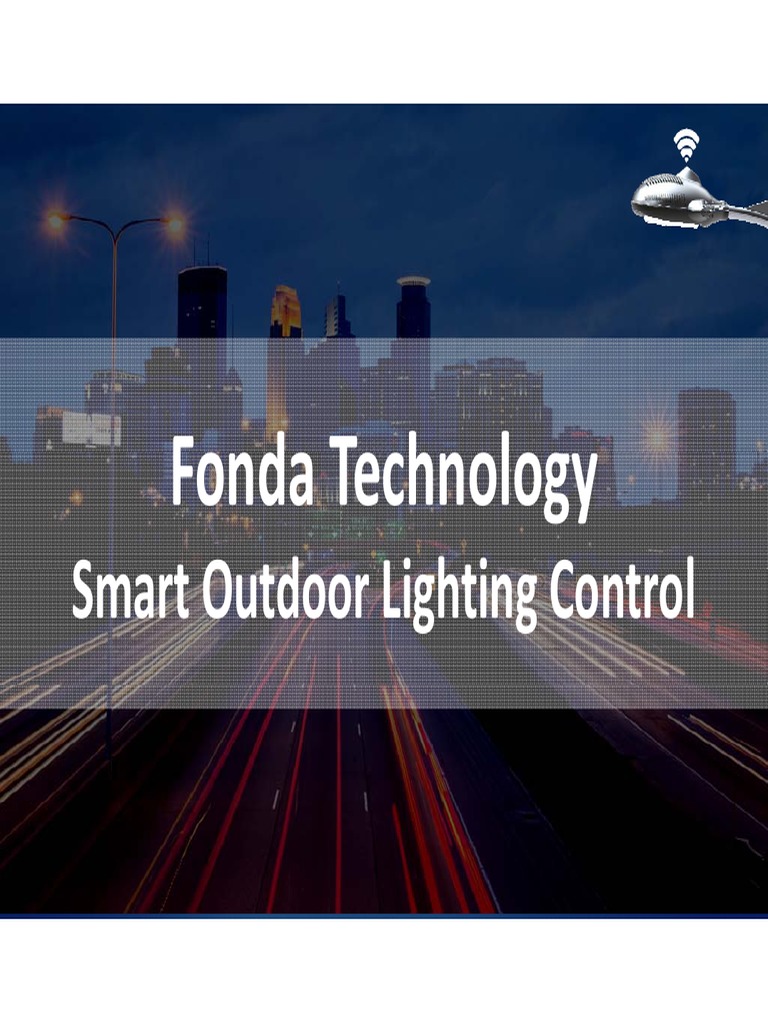Smart Outdoor Lighting Solutions Guide | PDF | Street Light | Power Supply