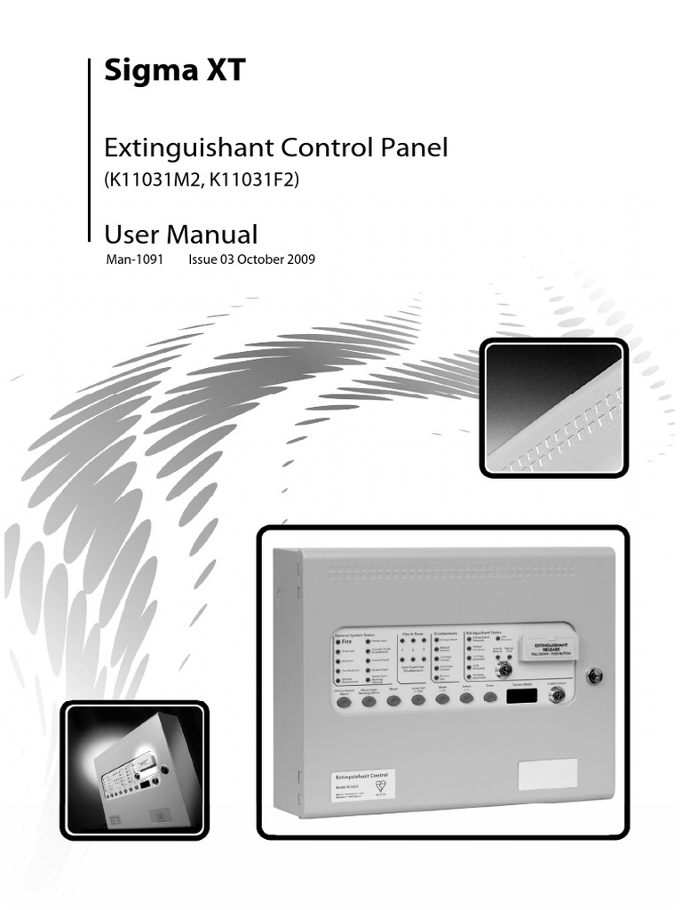 User Manual for the Sigma XT Extinguishant Control Panel: Operating ...