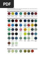 Humbrol Paint Chart | PDF | Blue | Green