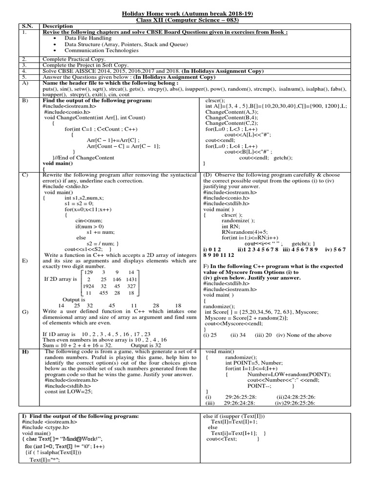 CSE Work Sheet-1 | PDF | Mathematical Logic | Areas Of Computer Science