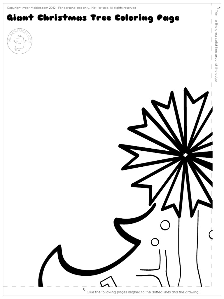 Brad Gigant Mrprintables-Giant-Xmas-Tree-Coloring-Ltr PDF | PDF
