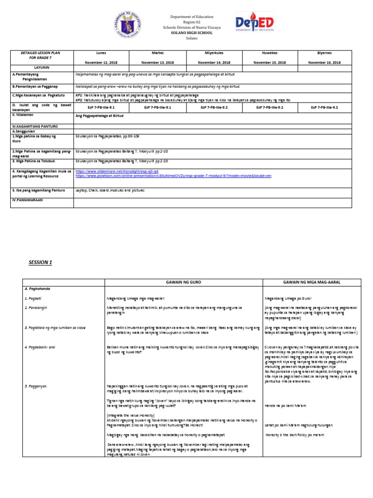 saMPLE DETAILED LP | PDF
