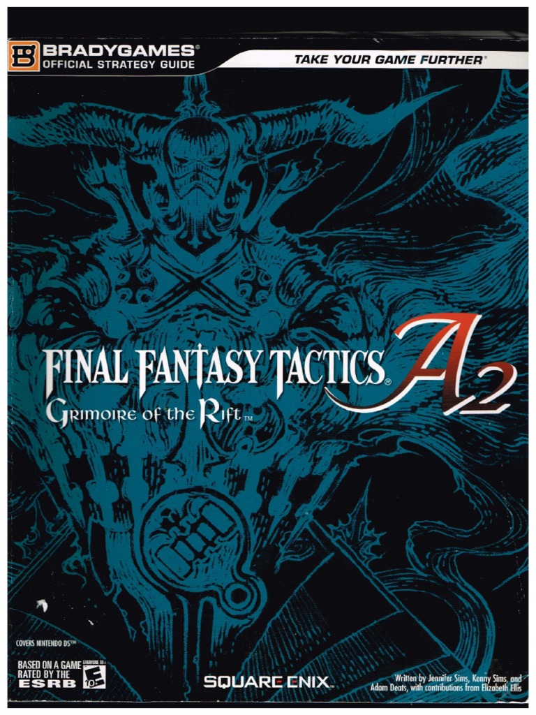 Final Fantasy Tactics A2 Grimoire of The Rift - Bradygames PDF | PDF
