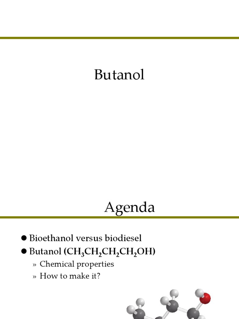 Butanol & Ethanol | PDF | Ethanol | Fermentation