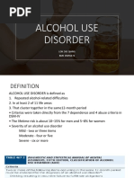 Alcohol Use Disorder Checklist | PDF