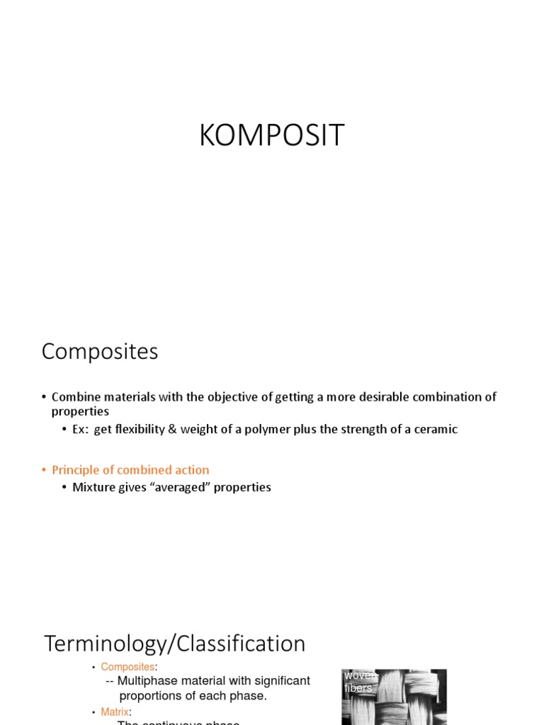 Komposit | PDF | Composite Material | Fibers