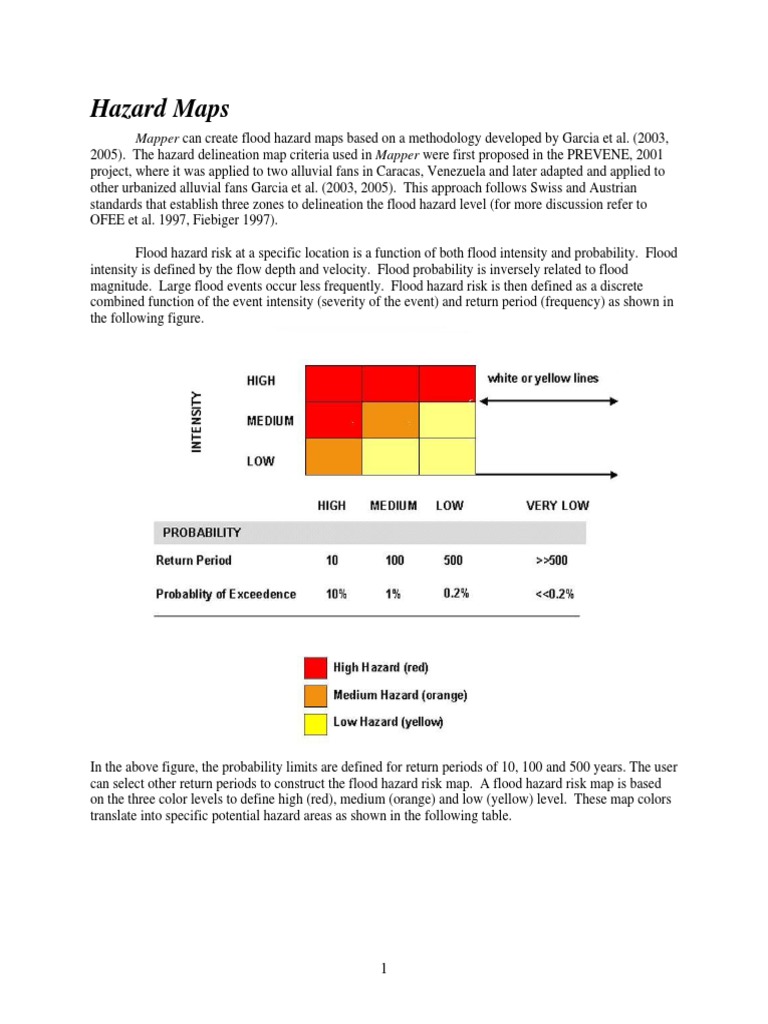 Hazard Maps | PDF | Flood | Hazards