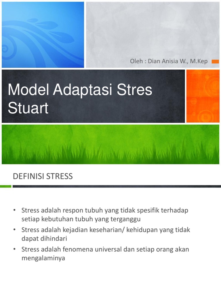 Definisi dan Model Stres Adaptasi | PDF