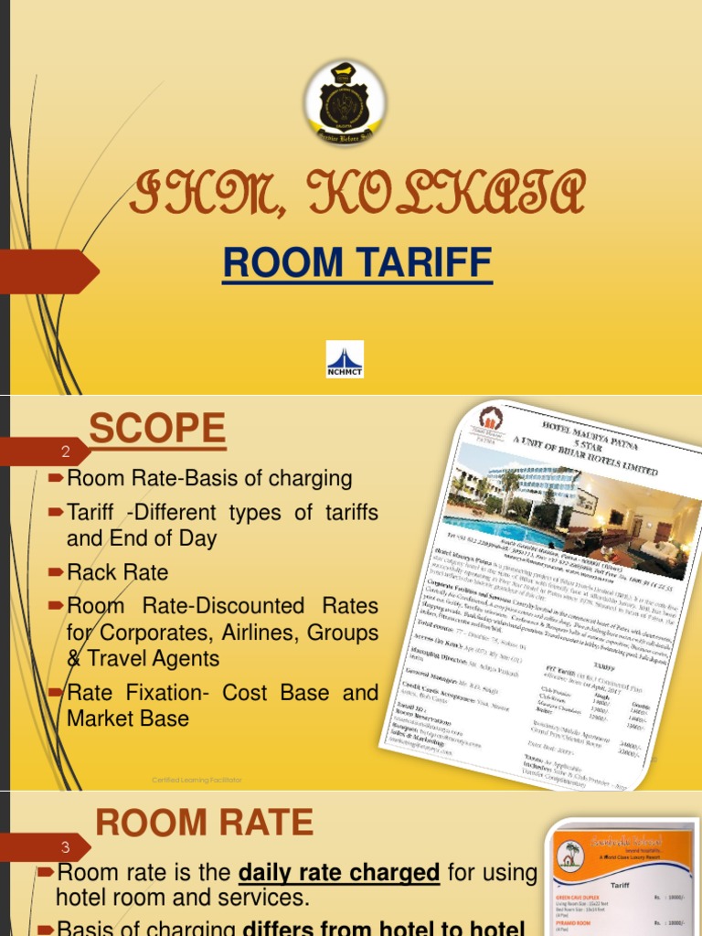Hotel Room Tariff Overview | PDF | Expense | Revenue