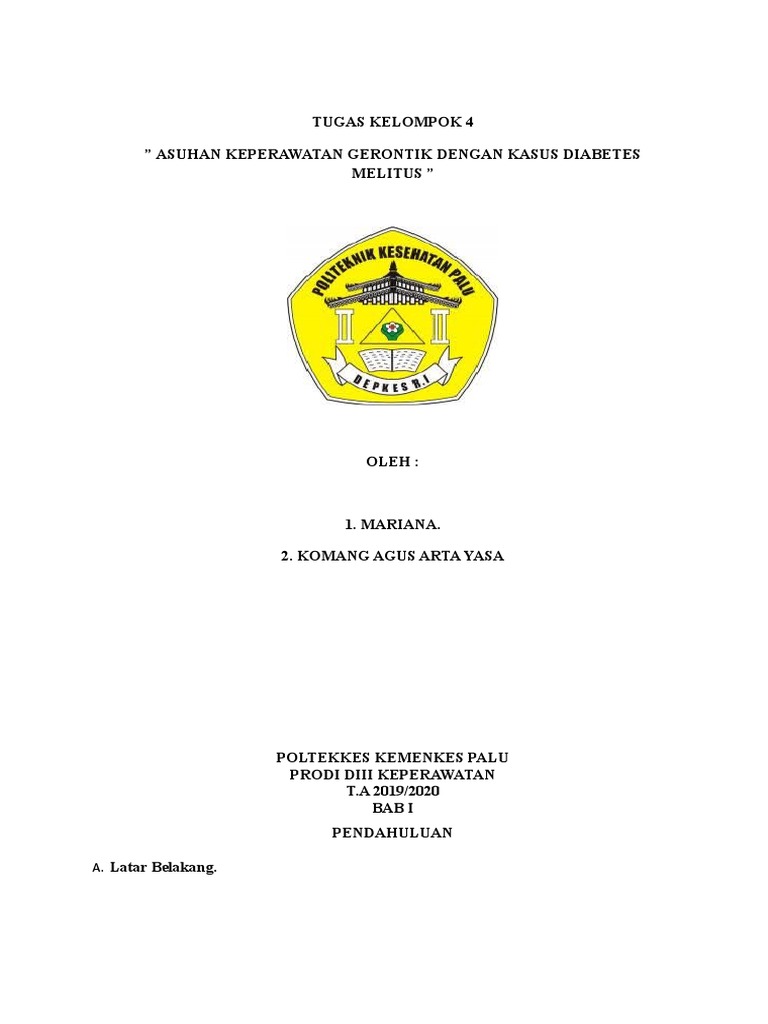 Askep Gerontik Pada Kasus DM | PDF