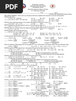 Gen. Math 1st Quarter Exam | PDF | Function (Mathematics ...