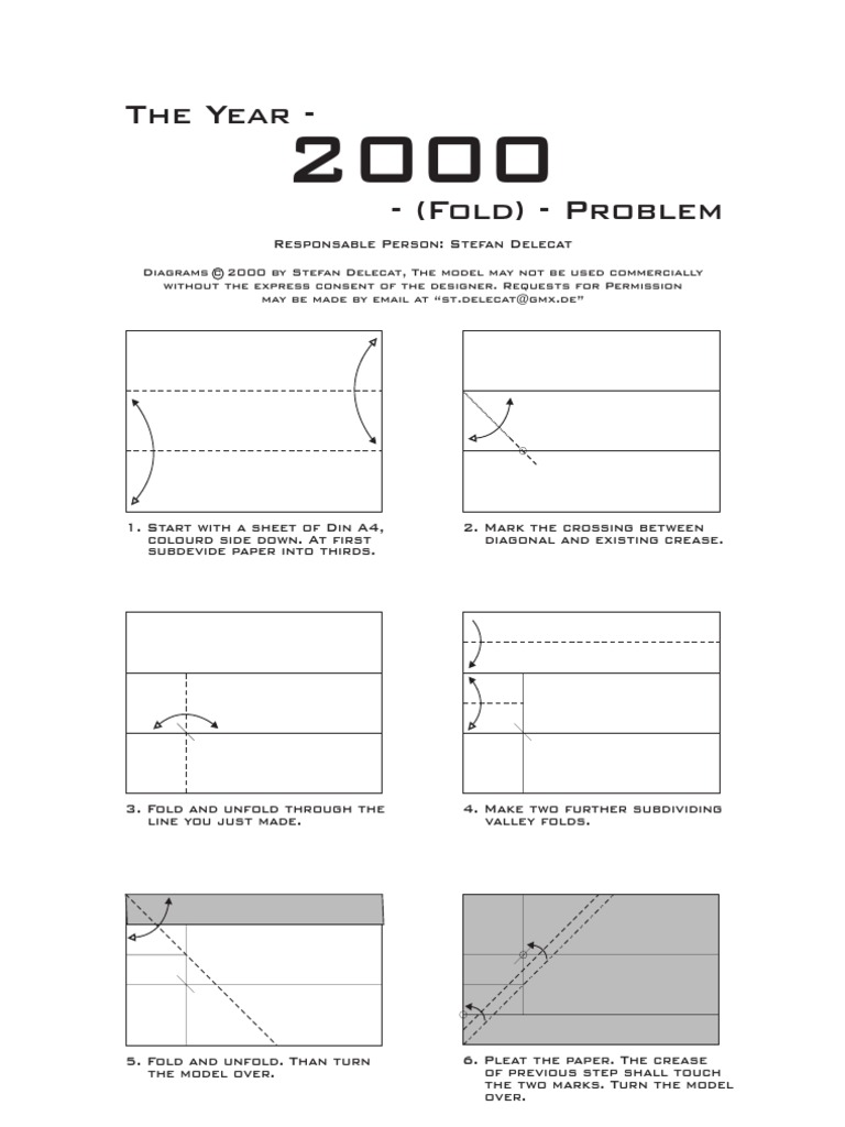 The Year - (Fold) - Problem | PDF | Paper | Teaching Mathematics