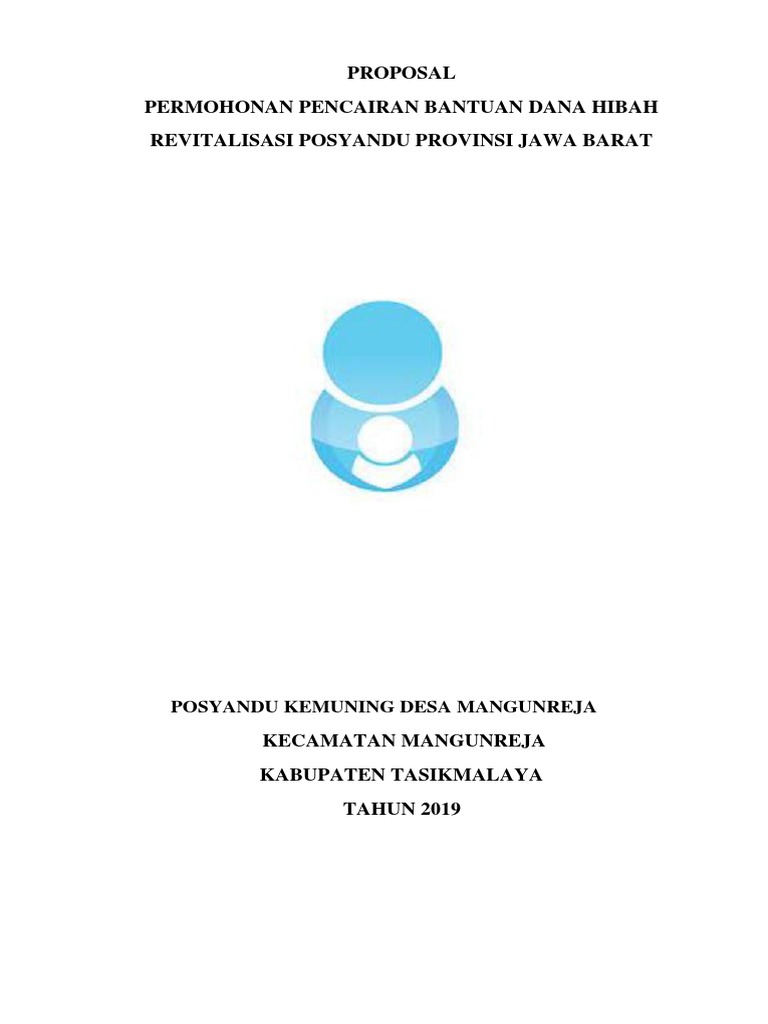 Proposal Hibah Posyandu Kemuning | PDF