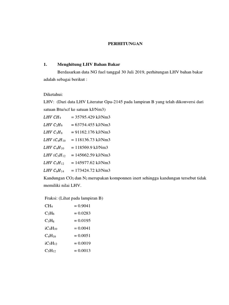 Lampiran Perhitungan | PDF
