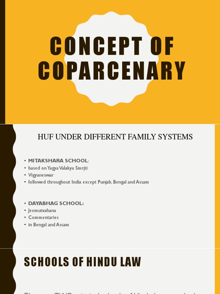 Concept of Coparcenary 2 | PDF | Inheritance | Property