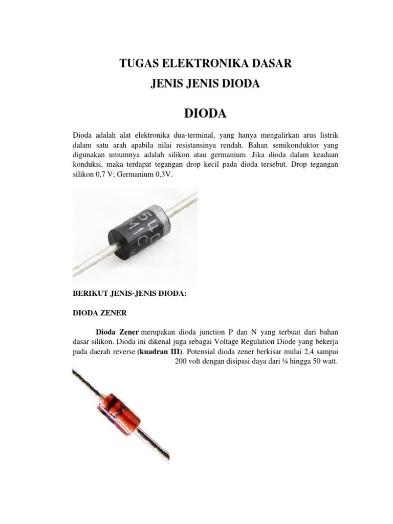 Macam Macam Dioda Eldas | PDF