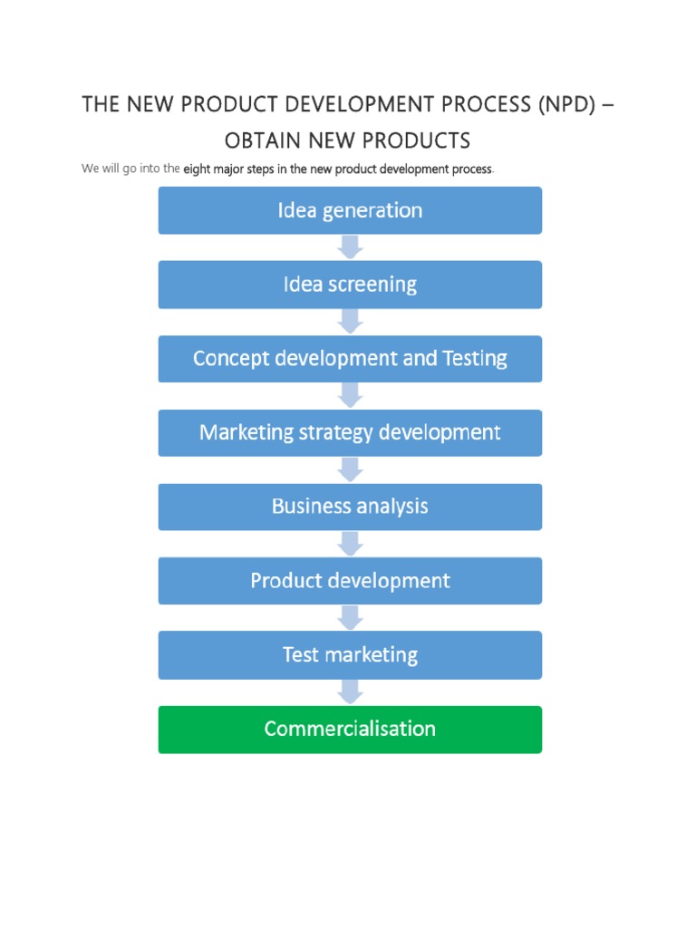 8 Steps in New Product Development | PDF | New Product Development ...