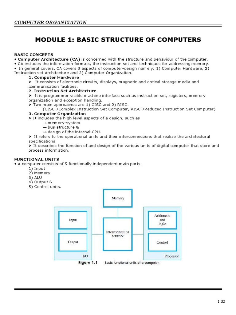Module 1 PDF | PDF | Assembly Language | Central Processing Unit
