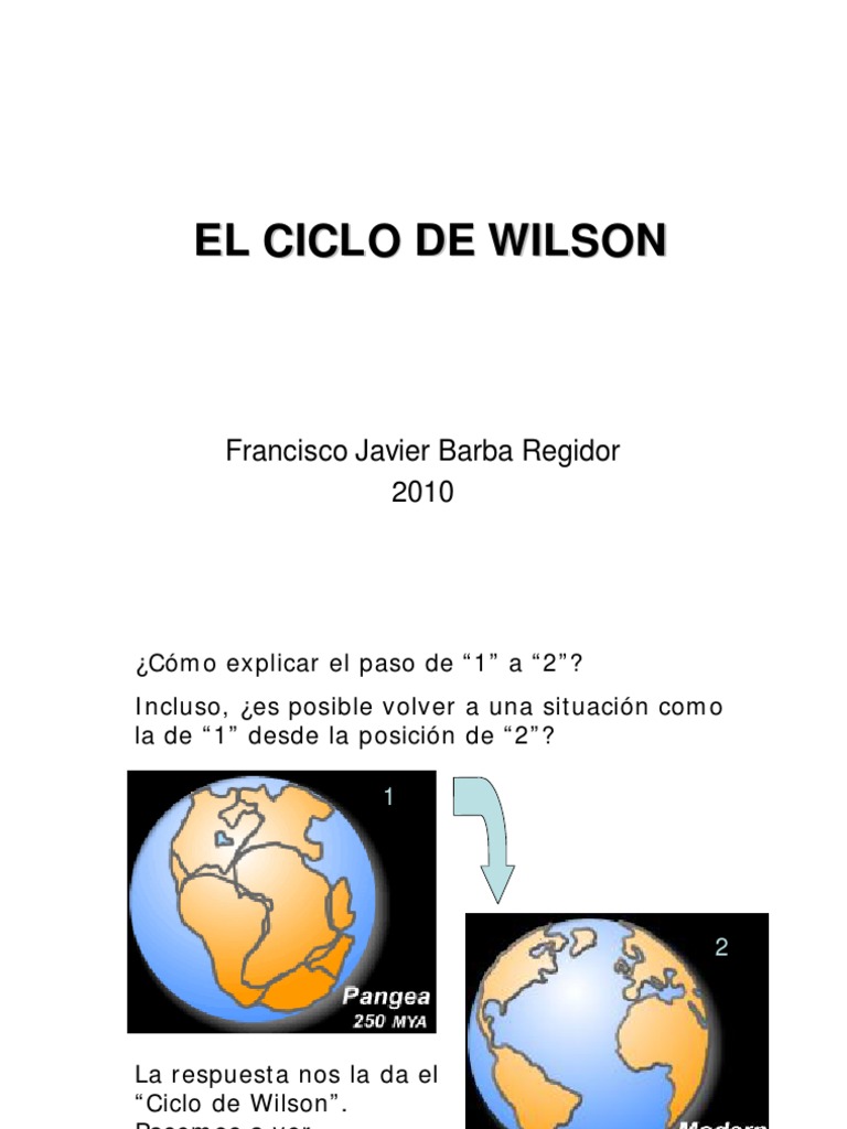 Ciclo de Wilson | PDF | Placas tectónicas | Continente