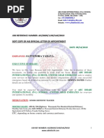 Dubai Job Offer Letter Template 2024 | PDF | Travel Visa | Passport