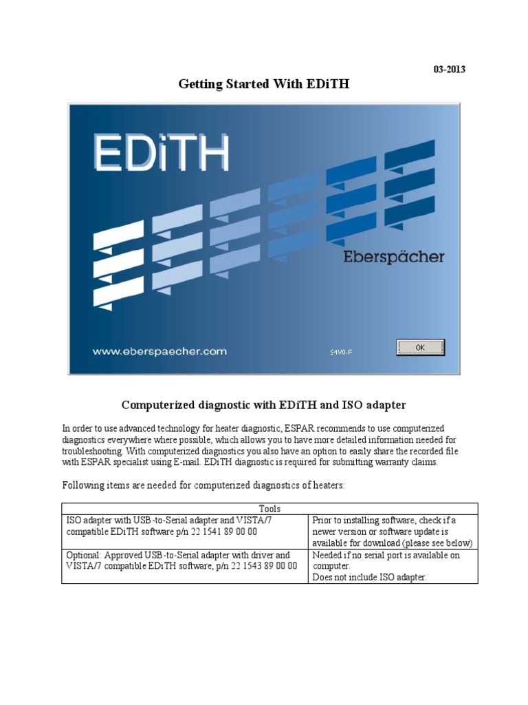 EDiTH Getting - Started 03-2013 | PDF | Zip (File Format) | Device Driver