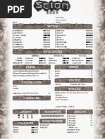 D6 Adventure Character Sheet | PDF | Gaming | Role Playing Games
