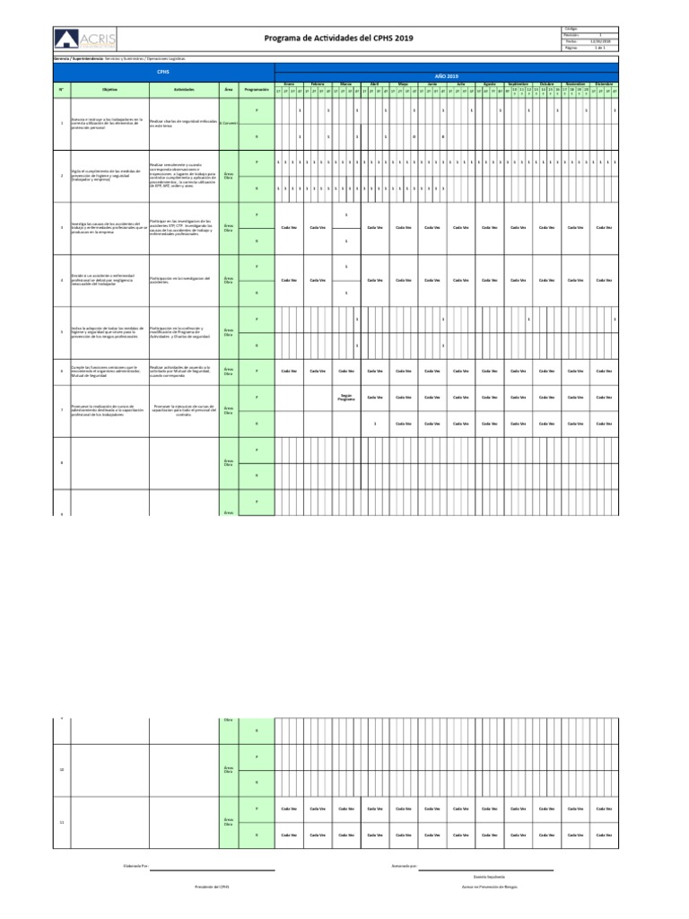 Programa Comite Paritario | PDF | Bienestar | Medicina
