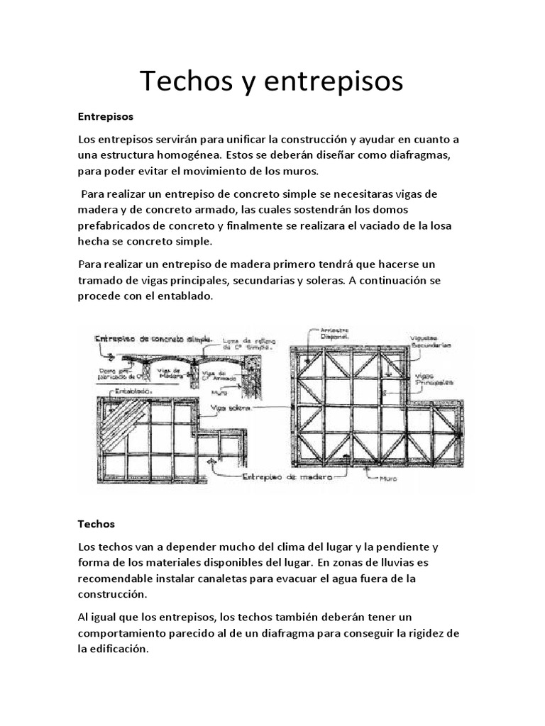 Techos y Entrepisos | PDF