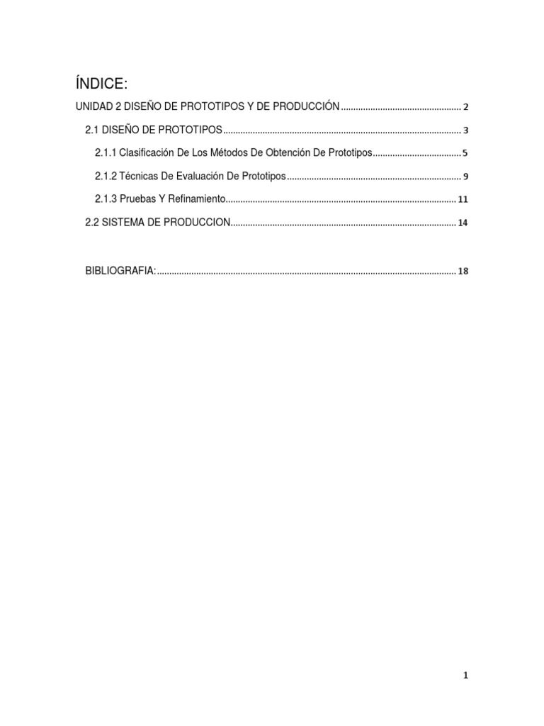 Unidad 2 Diseño de Prototipos y de Producción | PDF | Software | Diseño