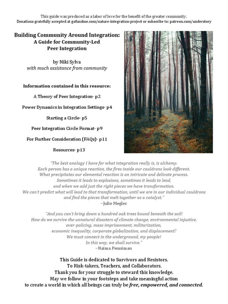 Building Community Through Shared Understanding: A Guide to Peer-Led ...