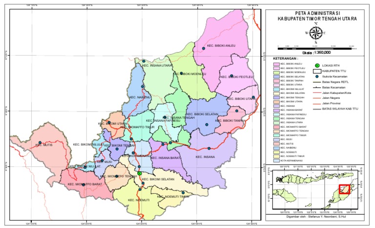 Peta Administrasi Kab TTU PDF | PDF