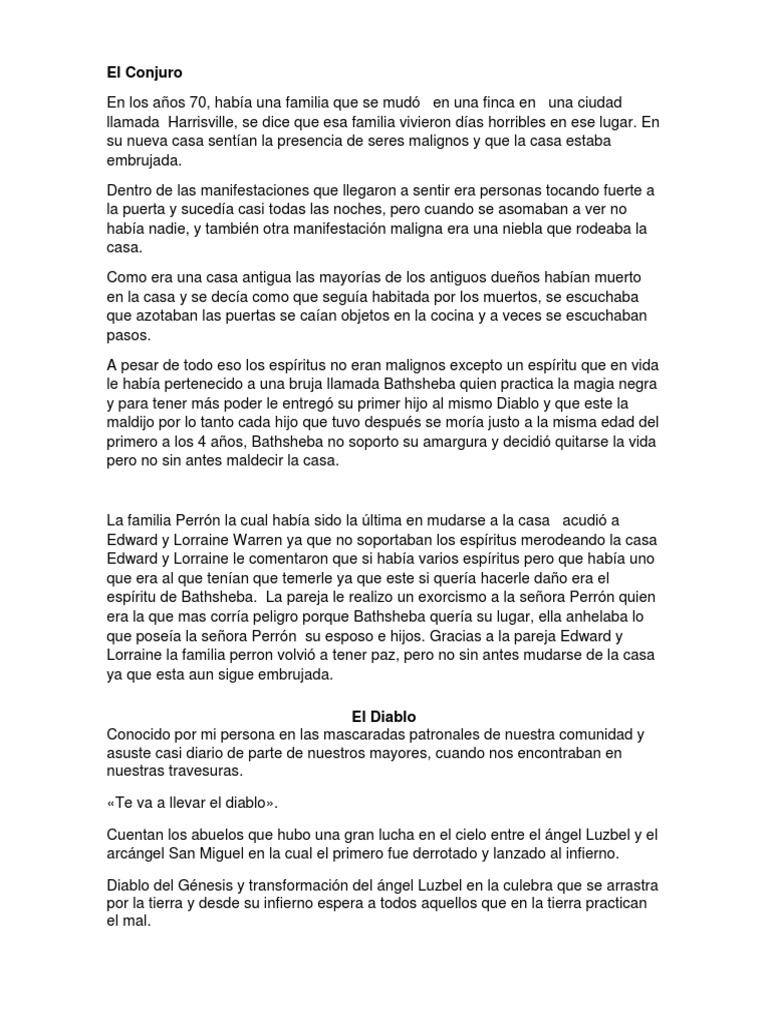 El Conjuro | PDF