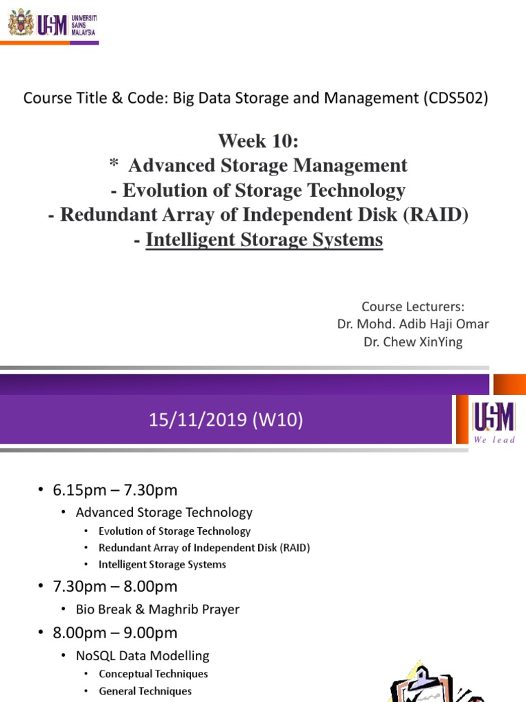 Advanced Storage Technology (W10) - 2 PDF | PDF | Cache (Computing ...