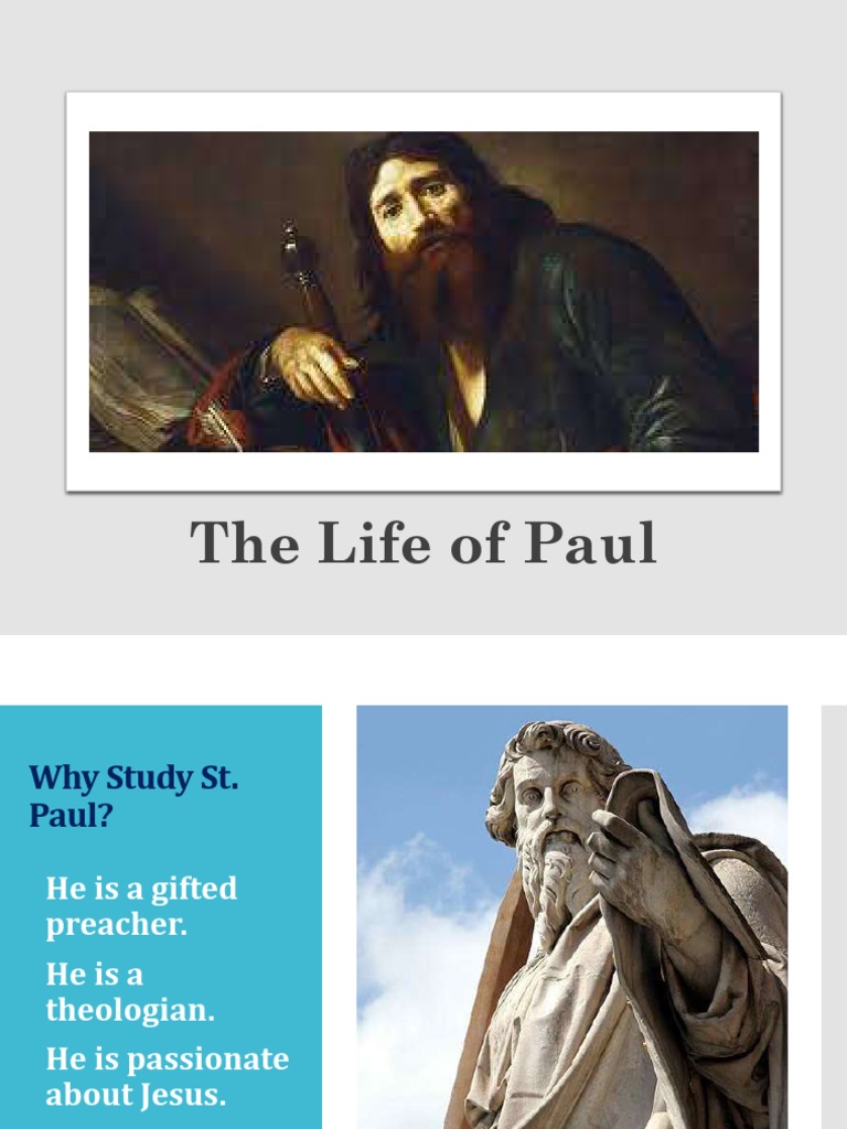 The Life of ST Paul | PDF | Acts Of The Apostles | Paul The Apostle