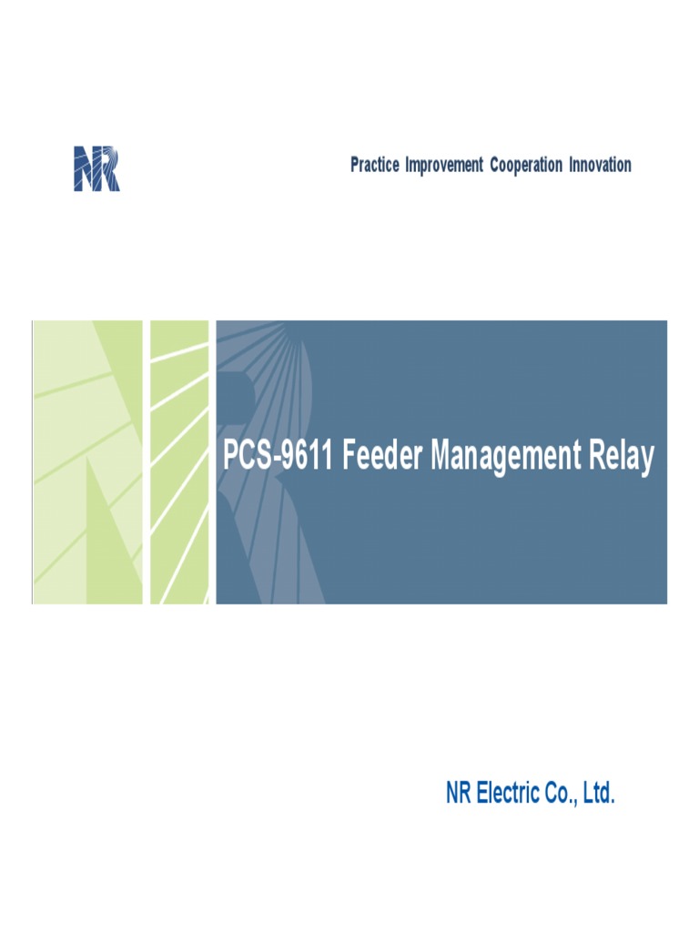 PCS-9611 Feeder Relay V1.01 PDF | PDF | Relay | Power (Physics)