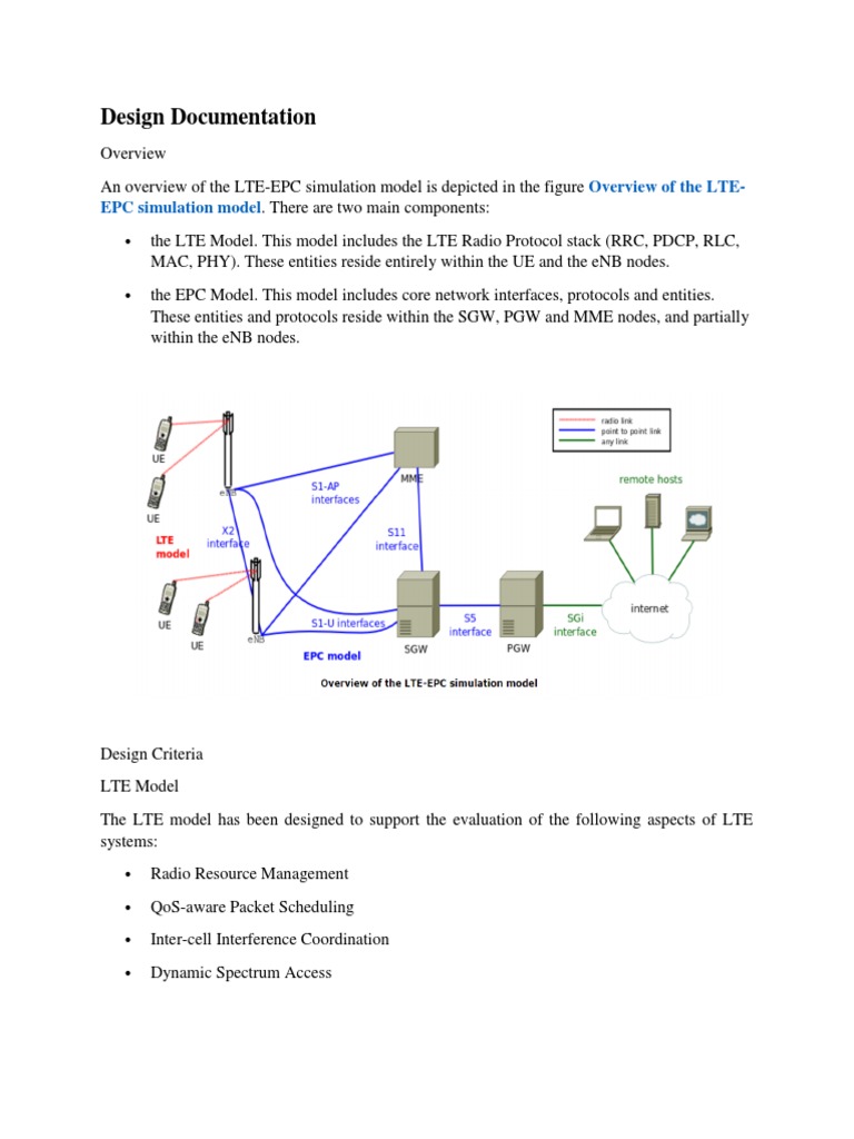 Lte Model | PDF | Internet Protocols | Computer Network