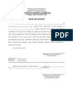 Oath of Office CS Form No. 32 Revised 2025 | PDF