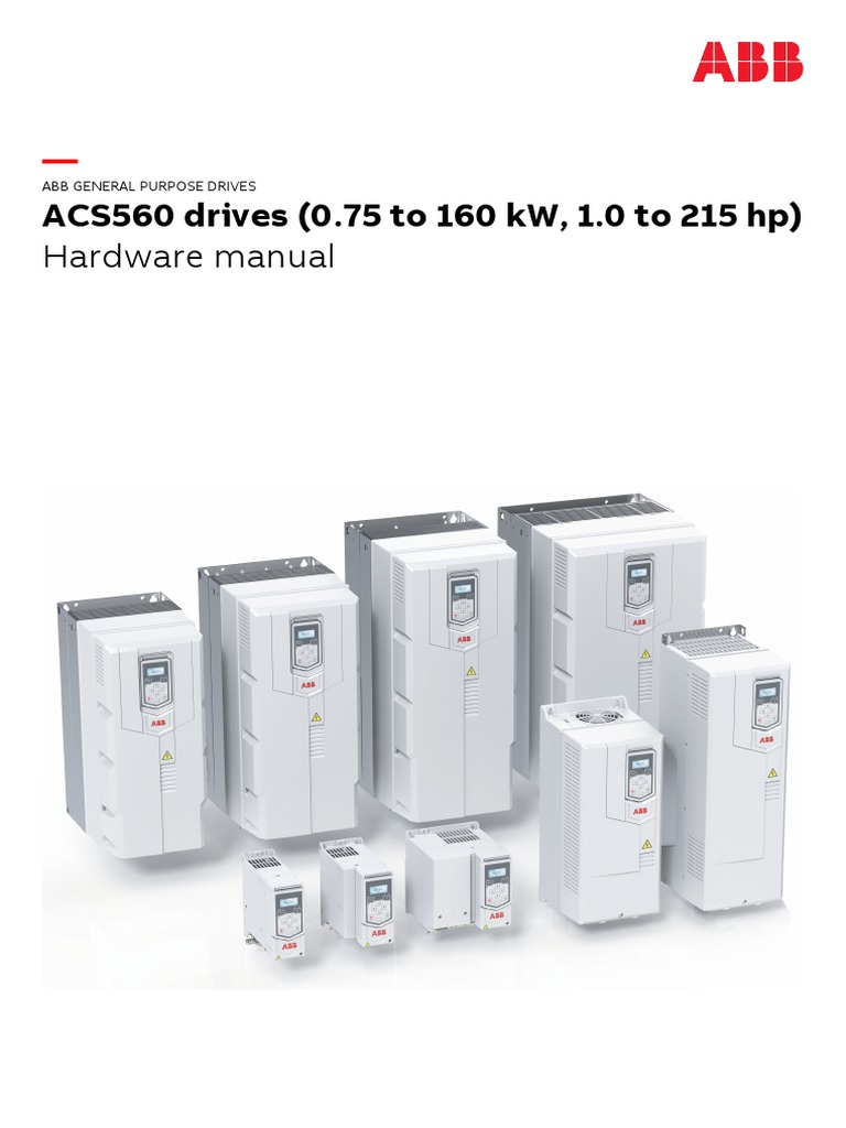 Abb Drive Detailen Acs560 HW e PDF | PDF | Electric Motor | Electrical ...